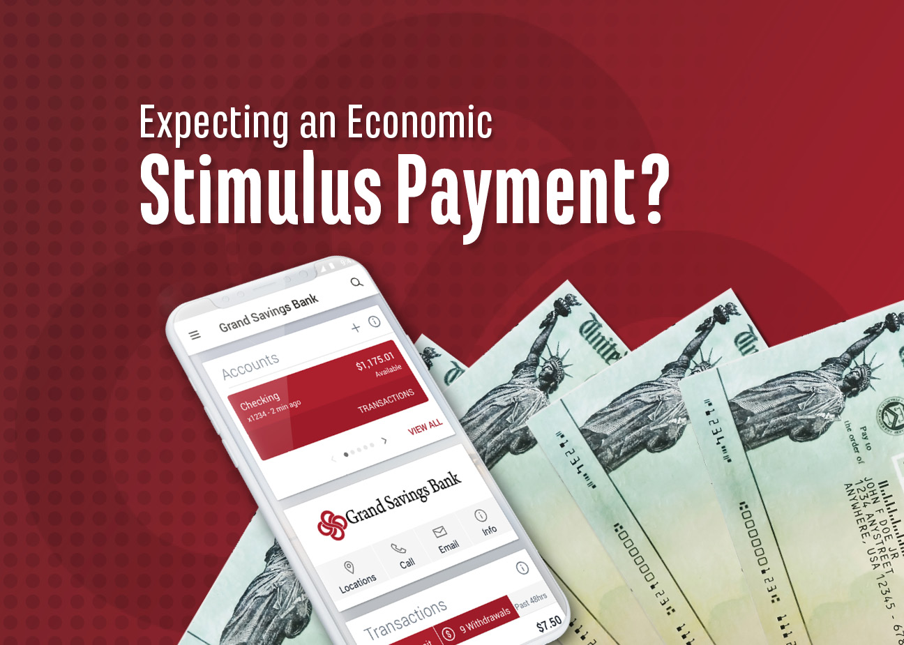 Expecting an Economic Stimulus Payment? - Grand Savings Bank